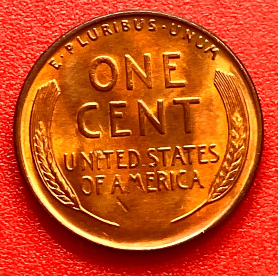 1939-P Lincoln Wheat Cent Penny GEM RED BU From an Original Bank Roll ...