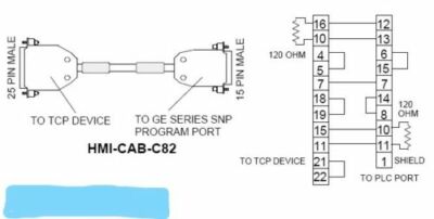GE Fanuc HMI-CAB-C82 15PIN Cable Ge Snp Tcp , New | eBay