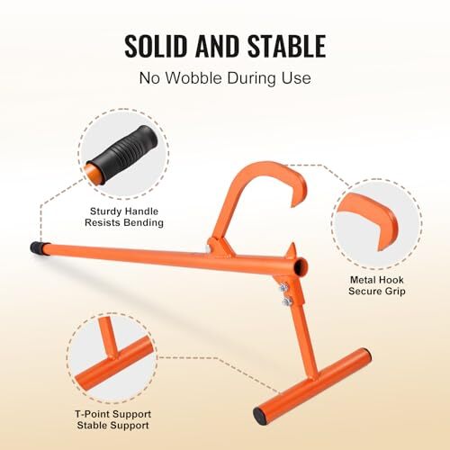 VEVOR 48" Timberjack Log Lifter, Adjustable Heavy Duty Log Roller Cant ...