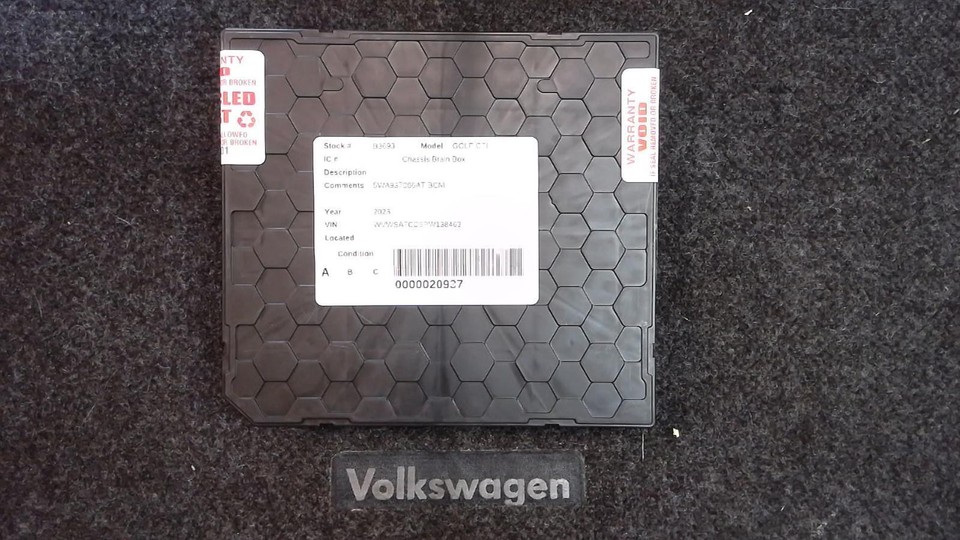 VOLKSWAGEN GOLF GTI Body Control Module BCM 5WA 937 086 AT B3693 | eBay