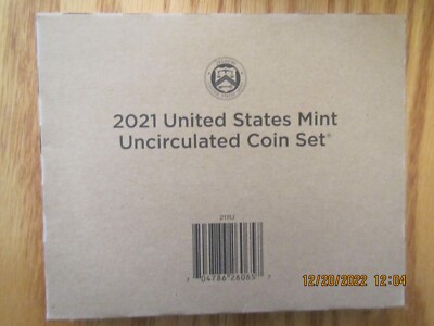 2021 P & D United States Mint Uncirculated Set in Original Unopened Box ...