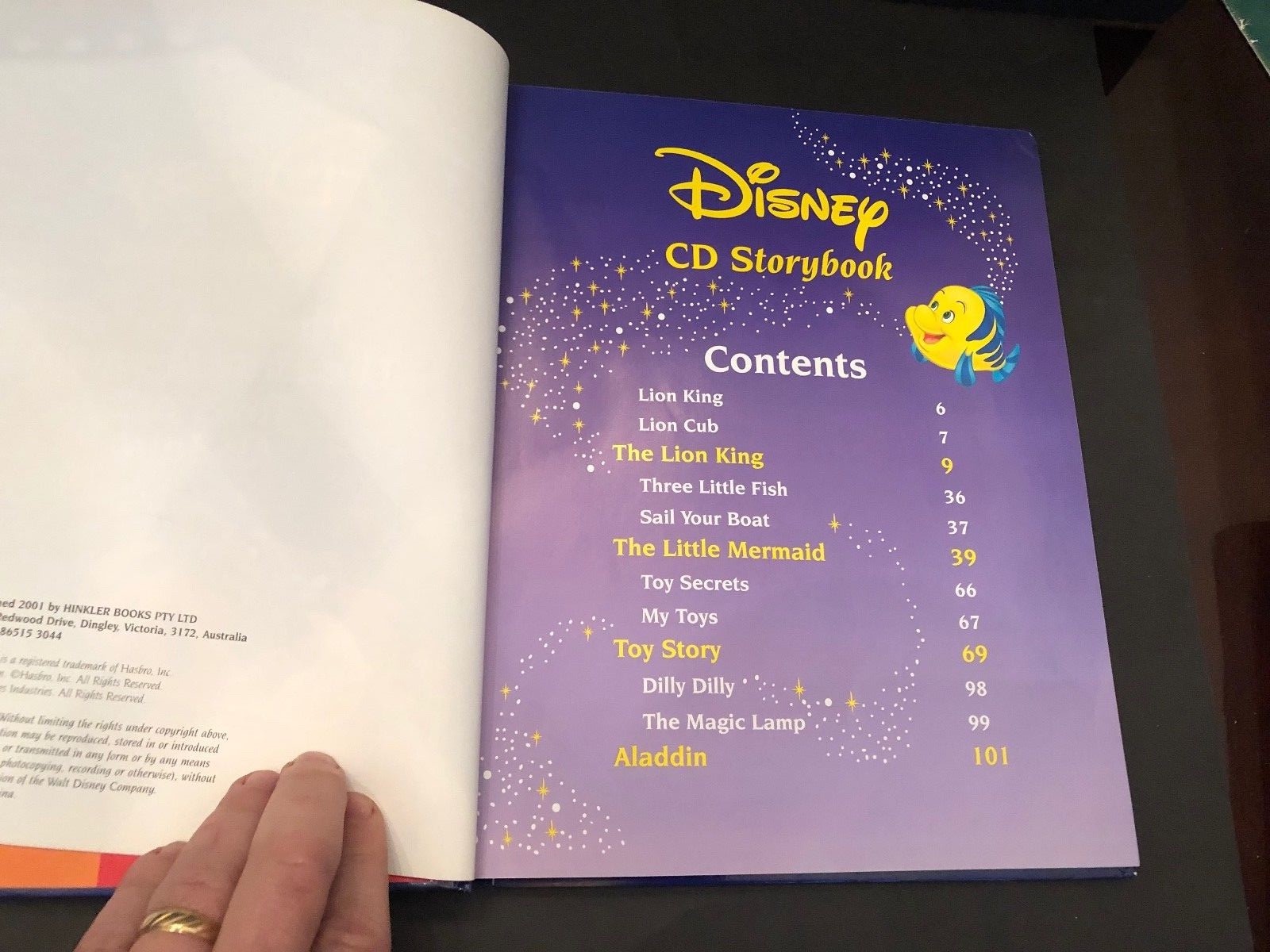 Disney CD Storybook – Lion King, Little Mermaid, Toy Story, Aladdin G ...
