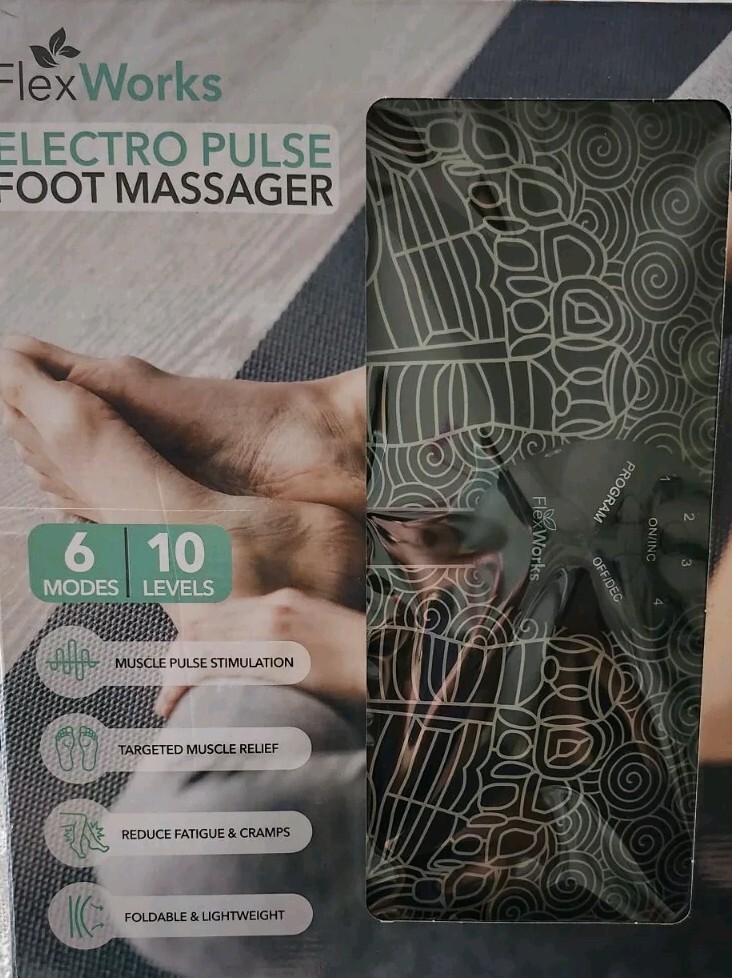 FlexWorks Electro Pulse Foot Massager 6 Modes & 10 Levels | eBay