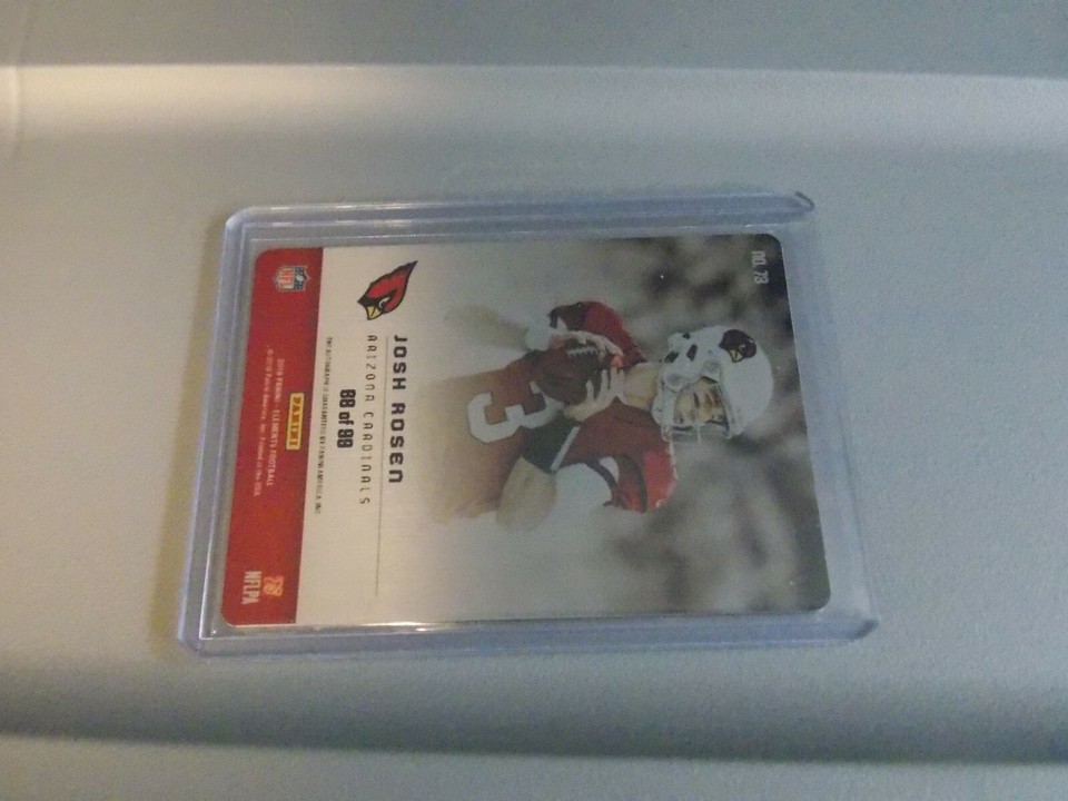2018 Elements Josh Rosen Rookie Auto Autograph RC #68/99 Cardinals | eBay