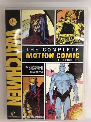 WATCHMEN The Complete Motion Comic 12 Episodes DVD 2009 DC Comics ...