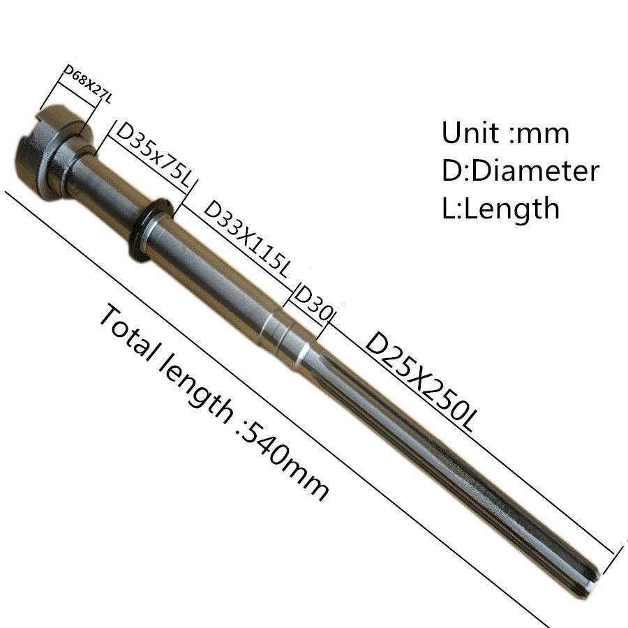 Milling Machine NT30 Shaft Spindle + 6207 Bearing Vertical Mill Part | eBay