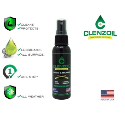Clenzoil CLP Cleans Lubricates Protects 2oz RIFLE CLEANING GUN CLEANER ...
