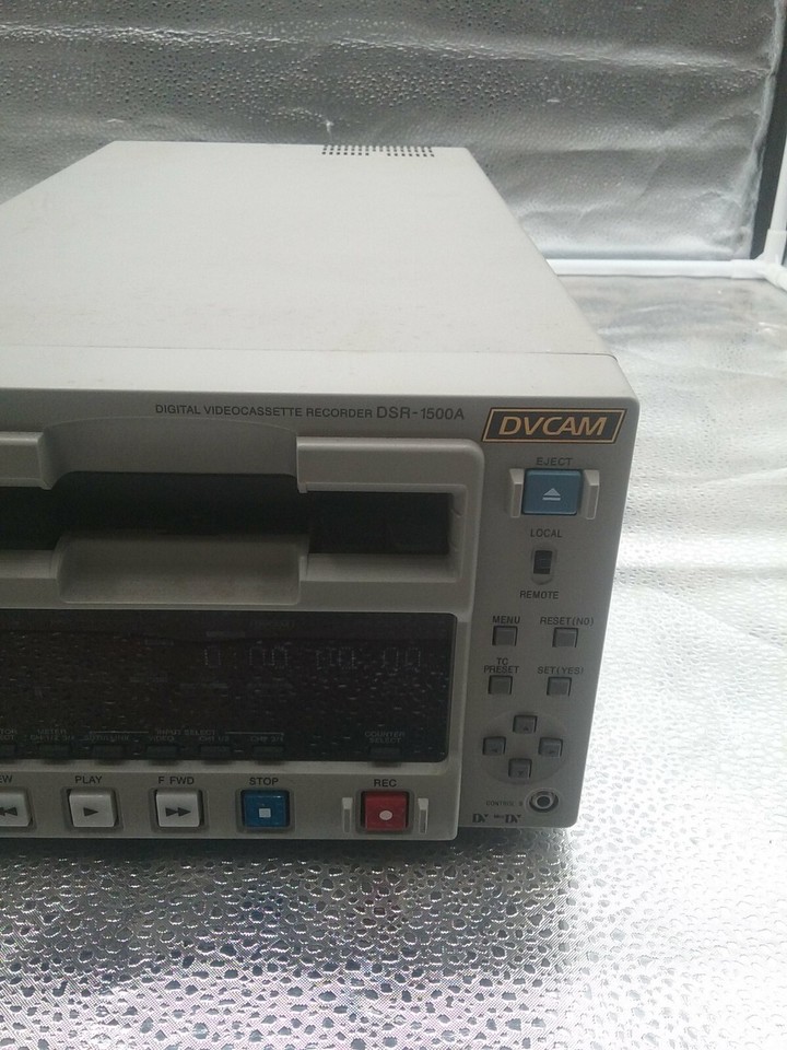 Sony DSR-1500A Professional DVCAM Digital Videocassette Recorder Player ...
