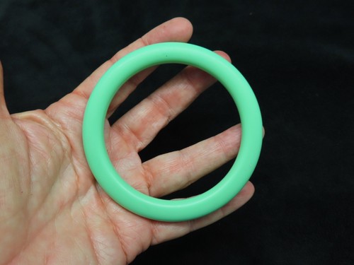 Vintage 1980's Sea Foam Green Lucite Bangle Bracelet C | eBay