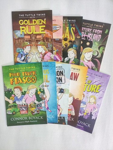 The Tuttle Twins by Connor Boyack, lot set of 9 softcover books, like ...