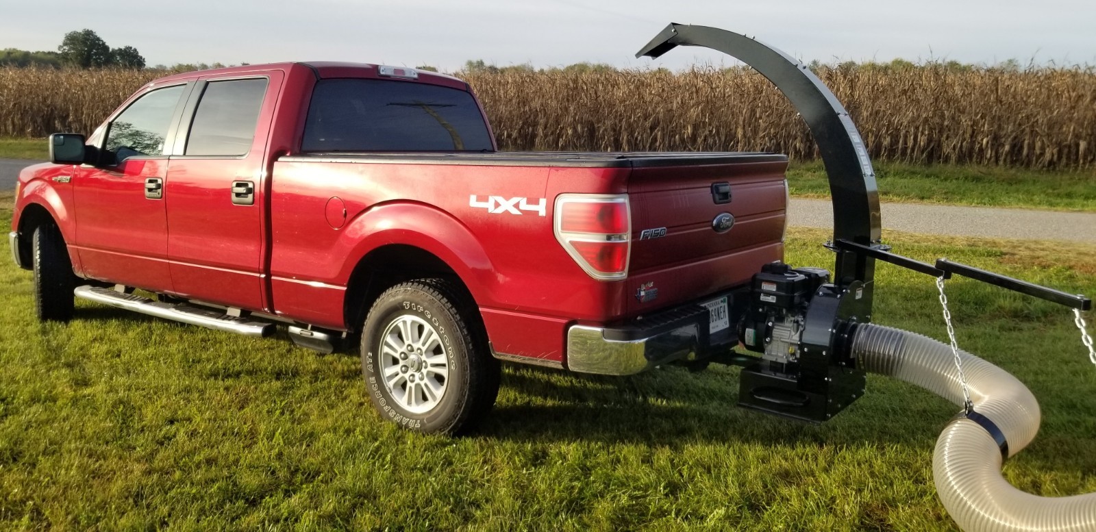 Trac Vac 2000 -230 Truck Loader Vacuum FX230 Leaf Skid Mounted Curbside ...