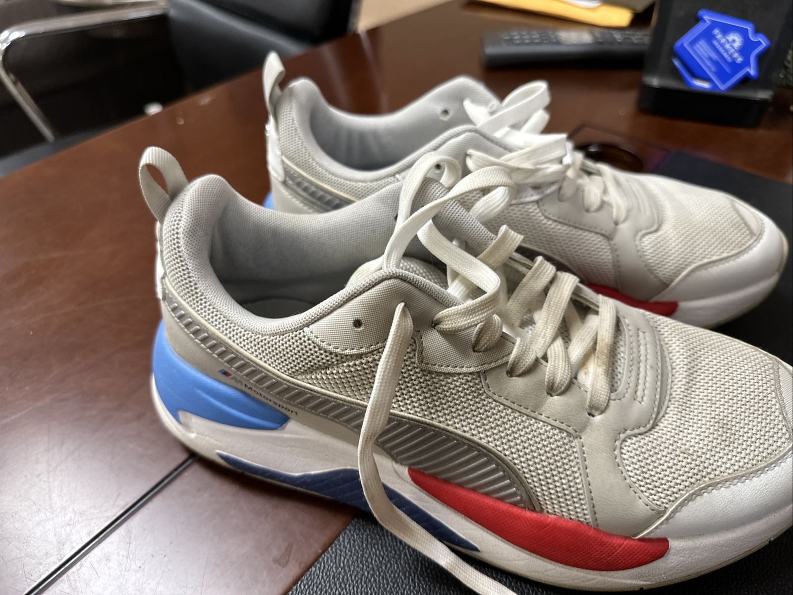 PUMA BMW MOTORSPORT SHOES MENS SNEAKERS SIZE 9.5 WHIT… - Gem