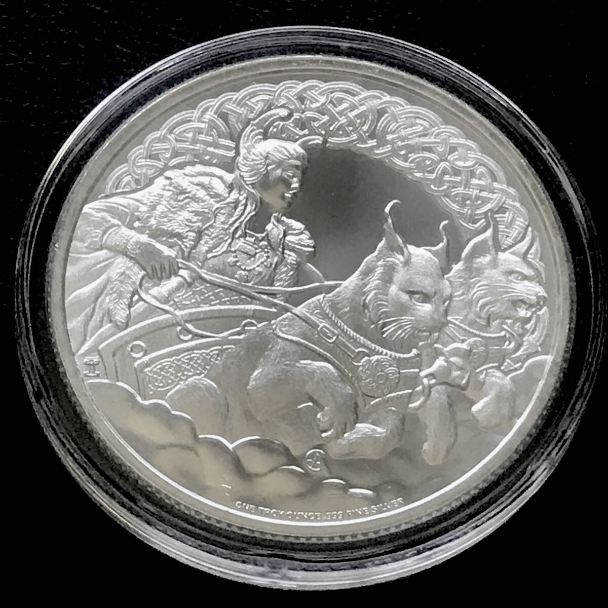 Norse God Freya Goddess of Love 1 oz .999 silver Niue $2 Coin Limited ...