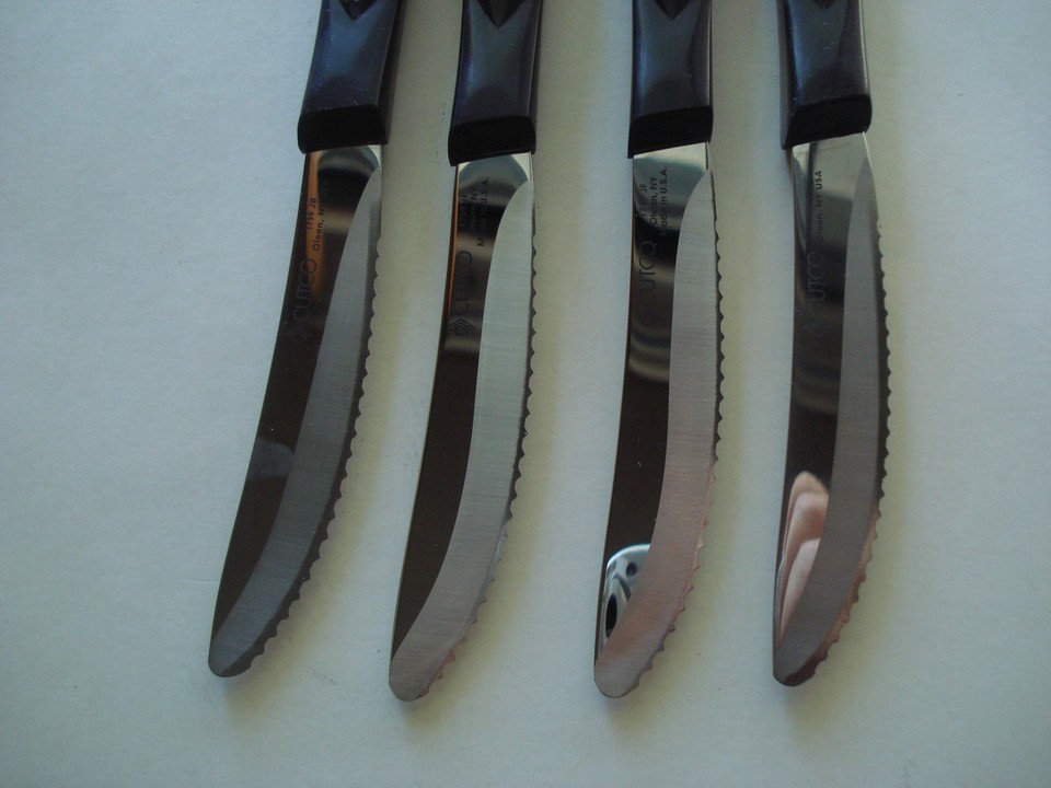 4-Cutco Serrated Steak Knives 1759 JB in Box 8 1/2" | eBay