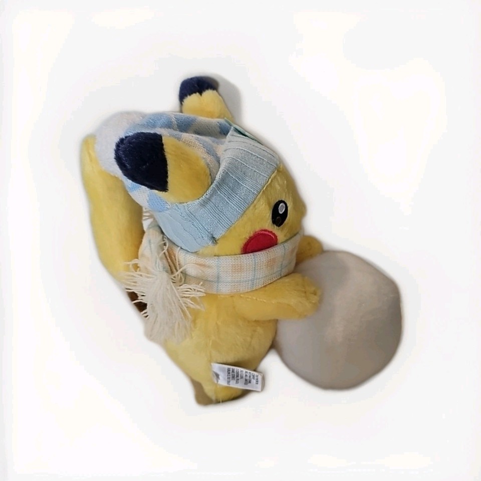 Pikachu Plush Snowball Rolling Play Limited Japan Pokemon Center ...