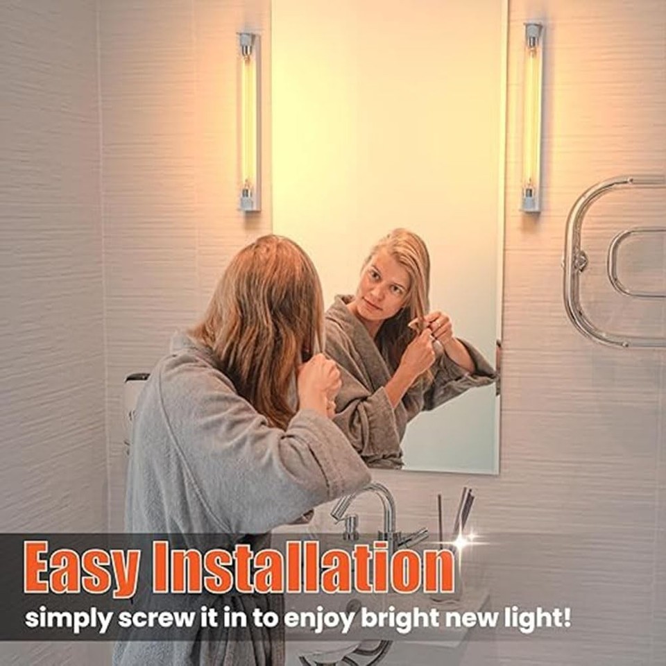 Striplight 240V 60W 284Mm Clear Double Ended Tubular S15 Halogen Strip ...