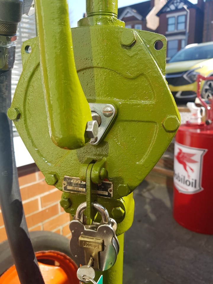 Vintage Skeleton Petrol Pump | eBay UK