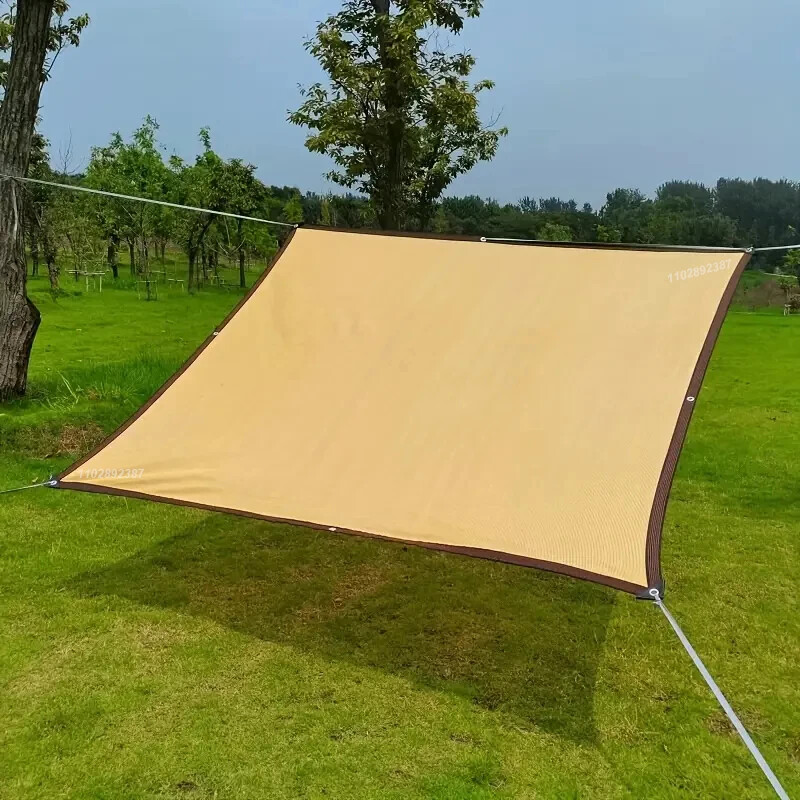 Beige Shading Net, UV Protection, Plant Shed HDPE Sunscreen Fabric ...