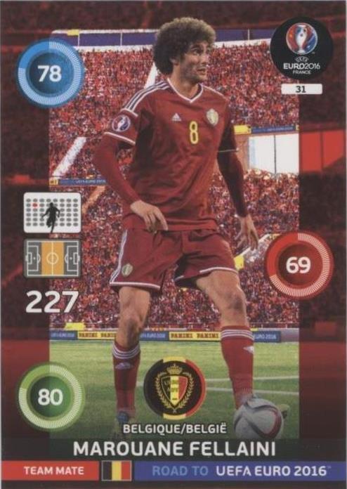 2015 Panini Adrenalyn XL Road to UEFA Euro 2016 - Teammate Marouane ...