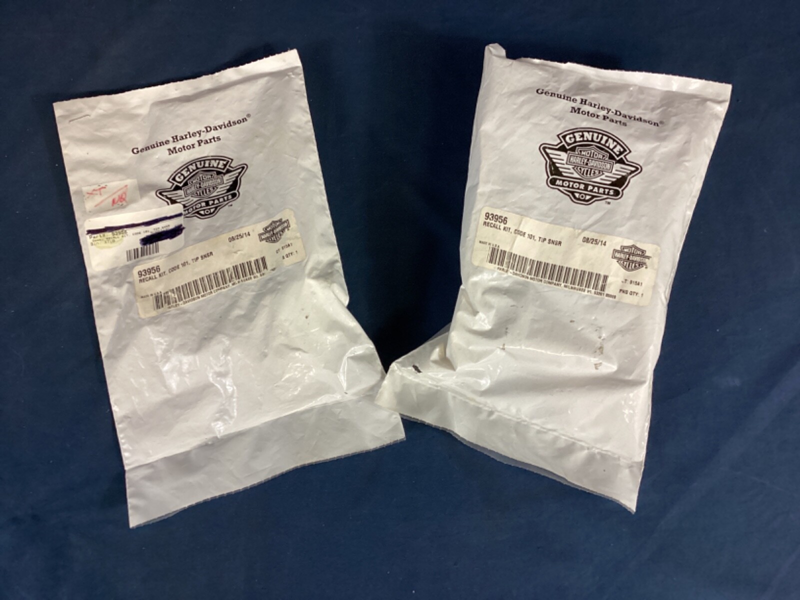 NEW Harley Davidson (2) Tip Sensor Recall Kits, Code 101, Road King ...