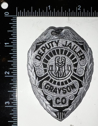 VINTAGE OBSOLETE Grayson Colorado CO Deputy Jailer Police Patch | eBay