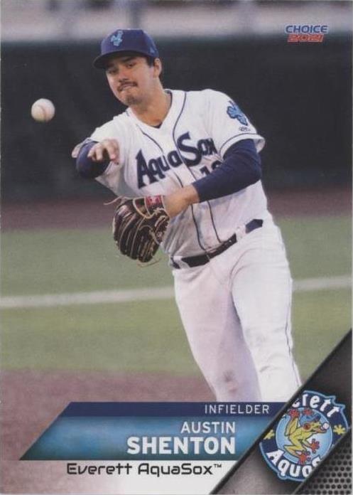2021 Choice Everett AquaSox - Austin Shenton #17 (RC) for sale online ...