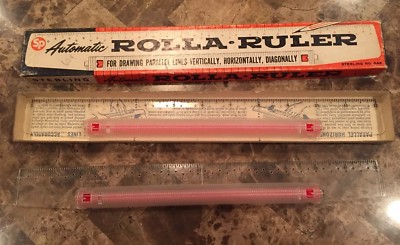 (2) Vintage 1957 Sterling 549 Automatic Rolla-Ruler w/ Original Box | eBay