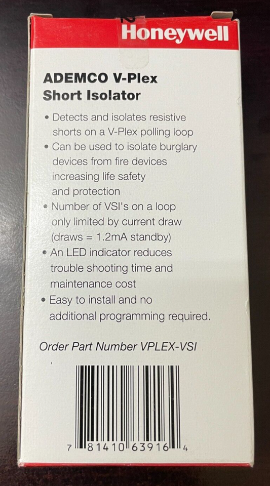Honeywell Ademco V-Plex Short Isolator VPLEX-VSI | eBay