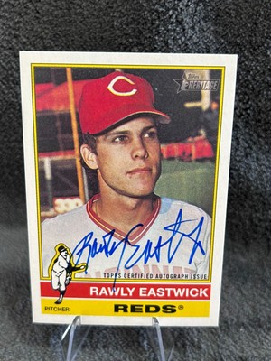 2025 Topps Heritage Real One Auto 76RO-RE Rawly Eastwick, Cincinnati ...
