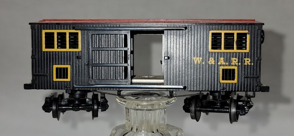 MANTUA W. & A. R. R. LIVESTOCK HORSE CATTLE CAR HO TRAIN BOX CAR | eBay