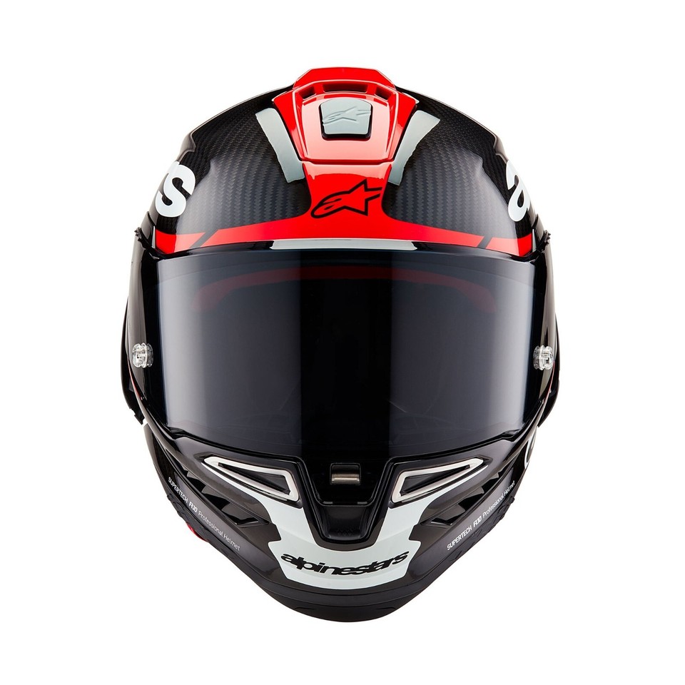ALPINESTARS SUPERTECH R10 MOTORCYCLE MOTORBIKE TRACK ELEMENT RED CARBON ...
