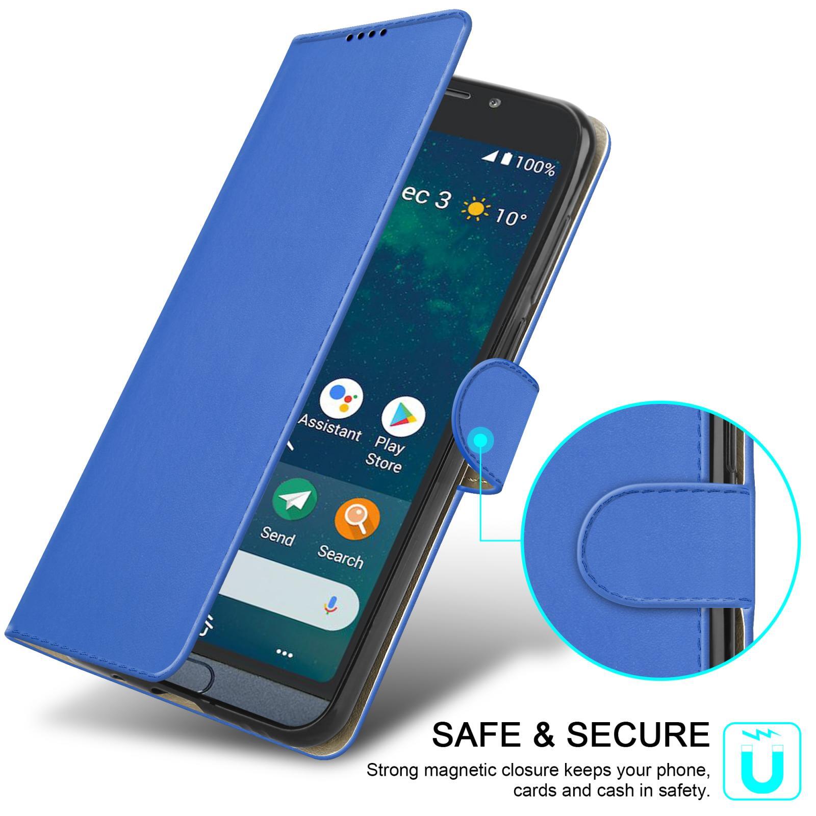 For DORO 8050 Case, Slim Leather Wallet Flip Card Slot Book Stand Phone ...