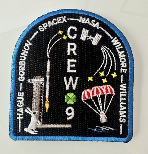 Original SpaceX Crew 9 Mission Patch NASA DRAGON 3.5” Mint Condition | eBay