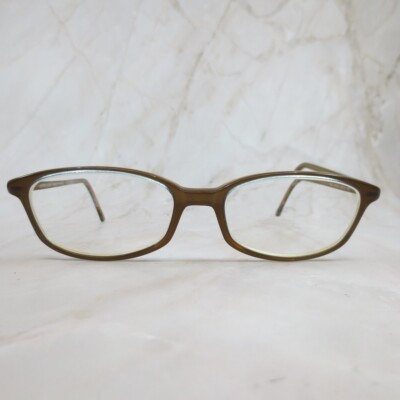 Anne Klein Eyeglasses Frame 8014 K5124 Unisex Brown Rectangle Full Rim ...