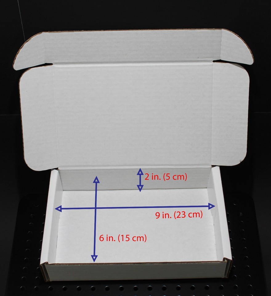 25 pk White Carton Mailer Boxes Pick a Size (inside dimensions) | eBay
