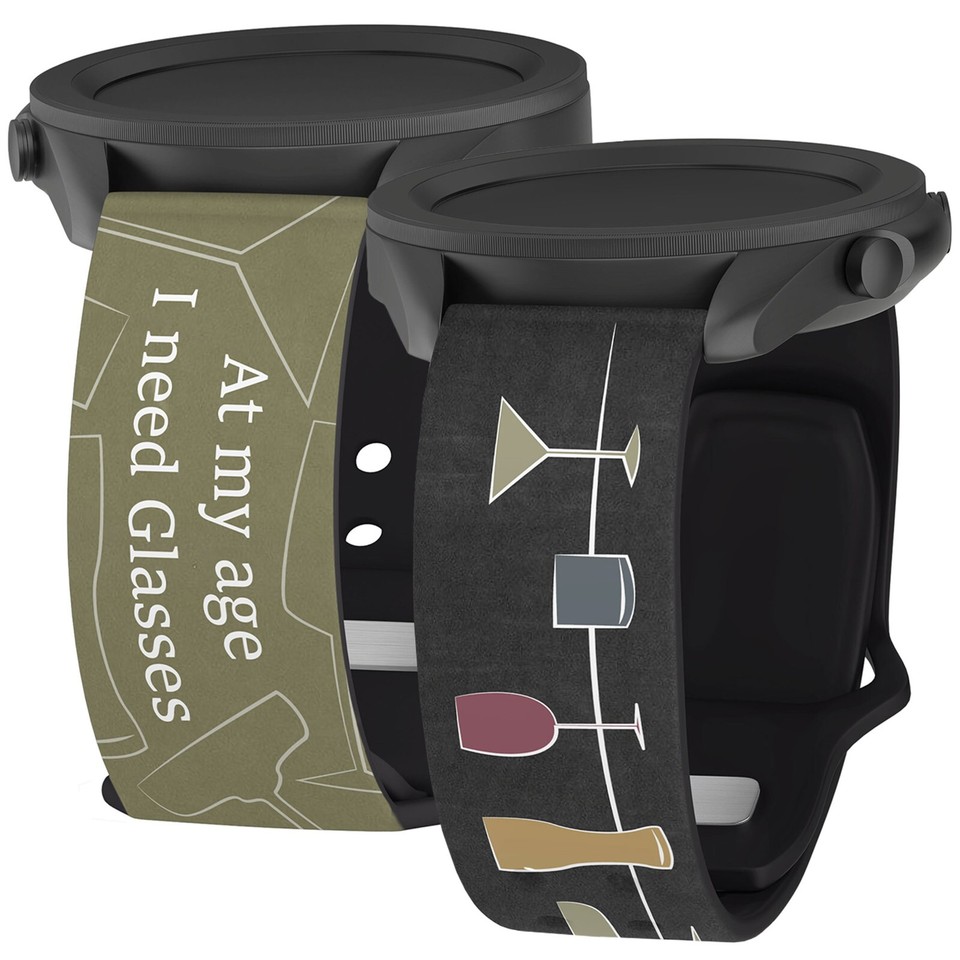 Wine, Beer, & Booze HD Watch Band Compatible with Samsung Galaxy Watch ...