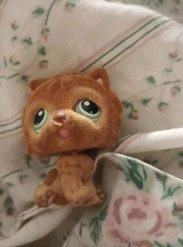 Littlest Pet Shop LPS #332 Flocked Fuzzy Chow Puppy Dog Authentic LPS ...