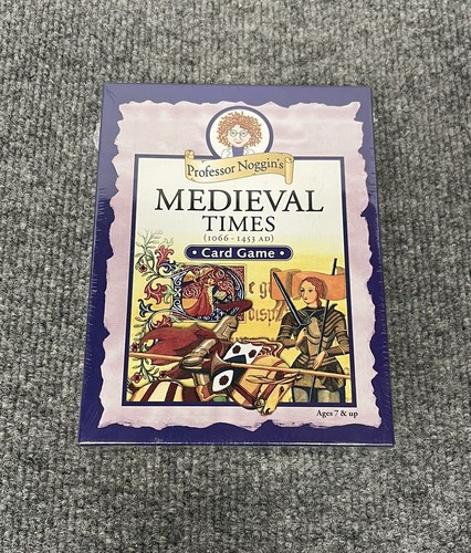 Authentic Professor Noggin's MEDIEVAL TIMES 1066-1453 AD Card Game | eBay