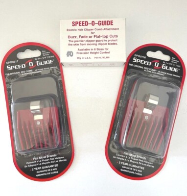 Speed O Guide Clipper Comb Universal Attachments Fits Most Hair ...