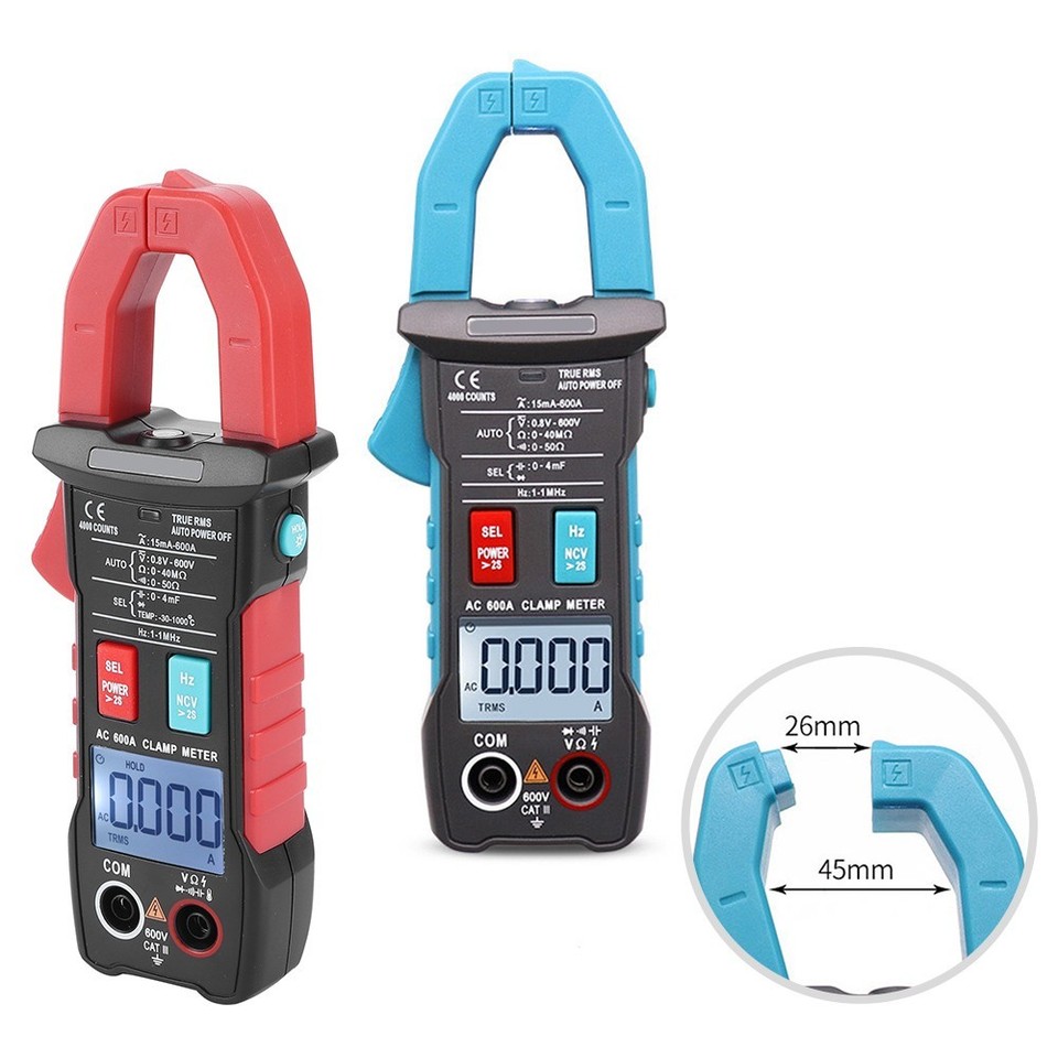 ZT QB3 ZT QB4 clamp multimeter accurate AC DC current up to 600A with ...