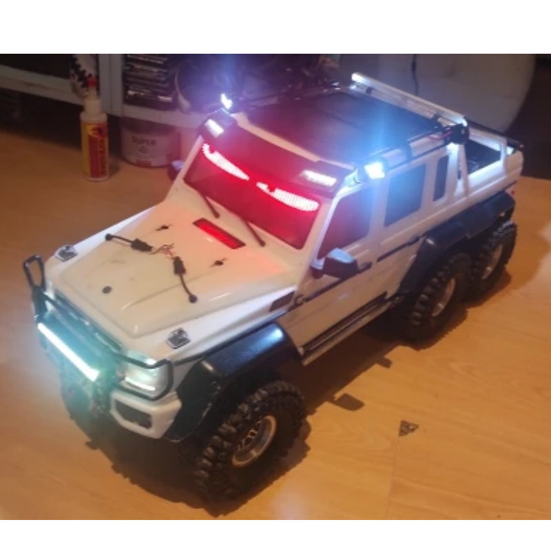 LED Devil Eye Light for Tamiya 1/10 RC Crawlers SCX10 Trx4 1:10 RC Cars ...