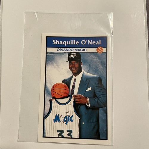 SHAQ 1992-93 Panini Stickers #1 RC, Rookie SHAQUILLE O'NEAL, Orlando ...