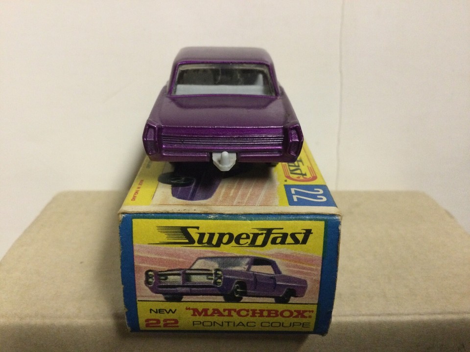 LESNEY MATCHBOX SUPERFAST MB 22A-1 Pontiac Grand Prix, dark purple ...