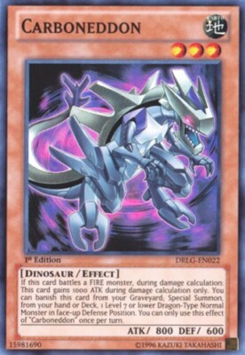 Yugioh! LP Carboneddon - DRLG-EN022 - Super Rare - Unlimited Edition ...