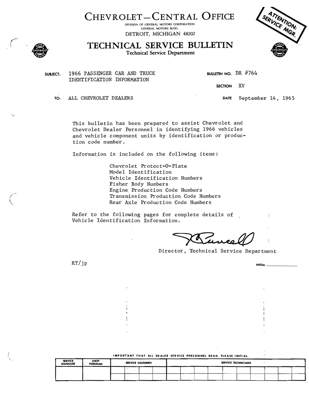 Dealer Decoder 1966 Chevy II Corvette Nova Impala BelAir Biscayne Truck ...