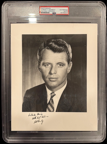 ROBERT F. KENNEDY Signed Photo PSA/DNA - RFK - Attorney General- Auto ...