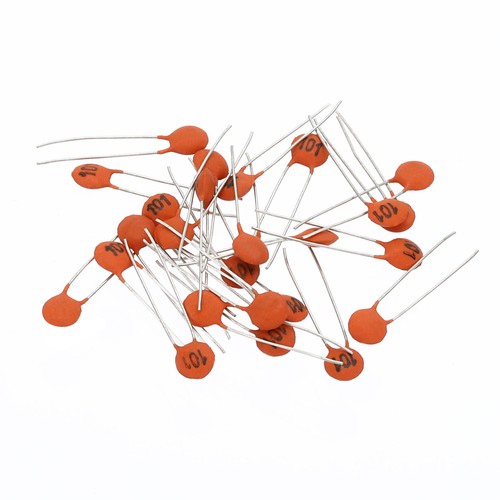 0.1nf 50V Ceramic Disc Capacitor, 25 Pcs Brown Red | eBay