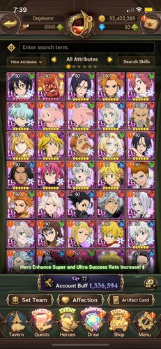 7DS Grand Cross Global Endgame READ DESCRIPTION 1m BOX | eBay