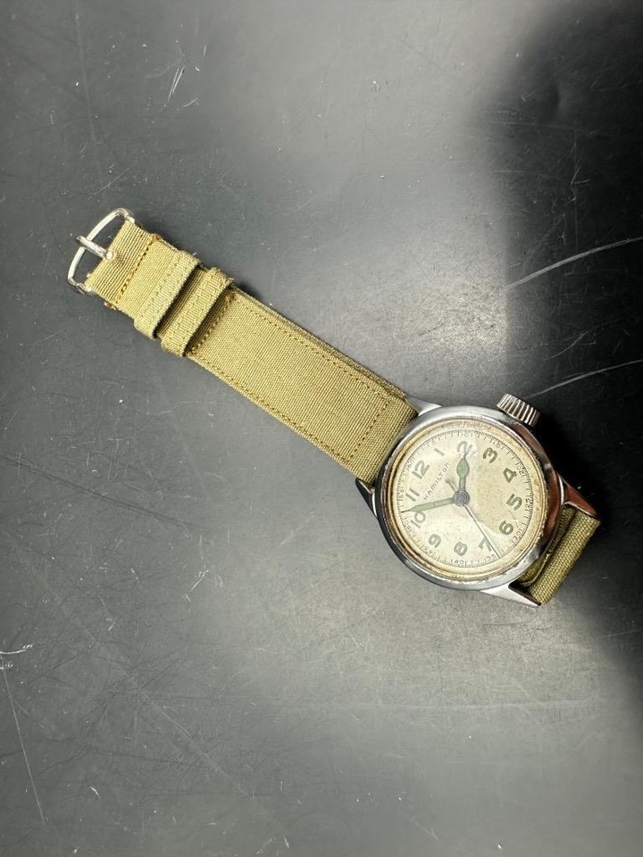 WWII Hamilton Ord Dept cal.987s Hacking Second Military Watch. | eBay