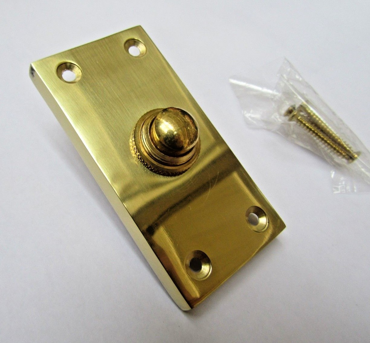 SOLID BRASS BELL PUSH DOOR BELL PUSH WIRED in 3 finishes | eBay UK